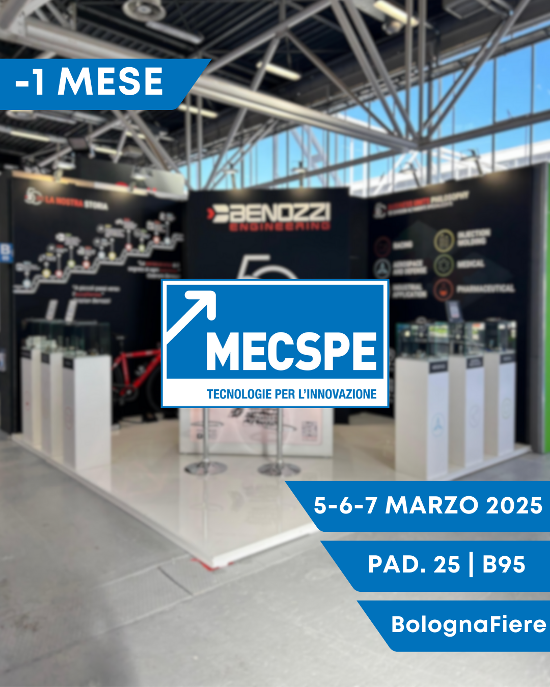 Benozzi Engineering parteciperà a MECSPE 2025! - BENOZZI ENGINEERING S.R.L.